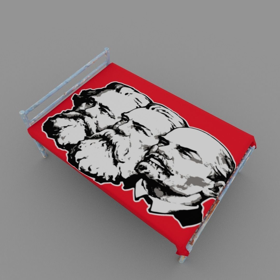 3D model Communist bed VR / AR / low-poly | CGTrader