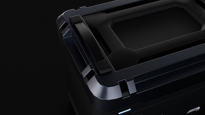 Technology box 3D model | CGTrader