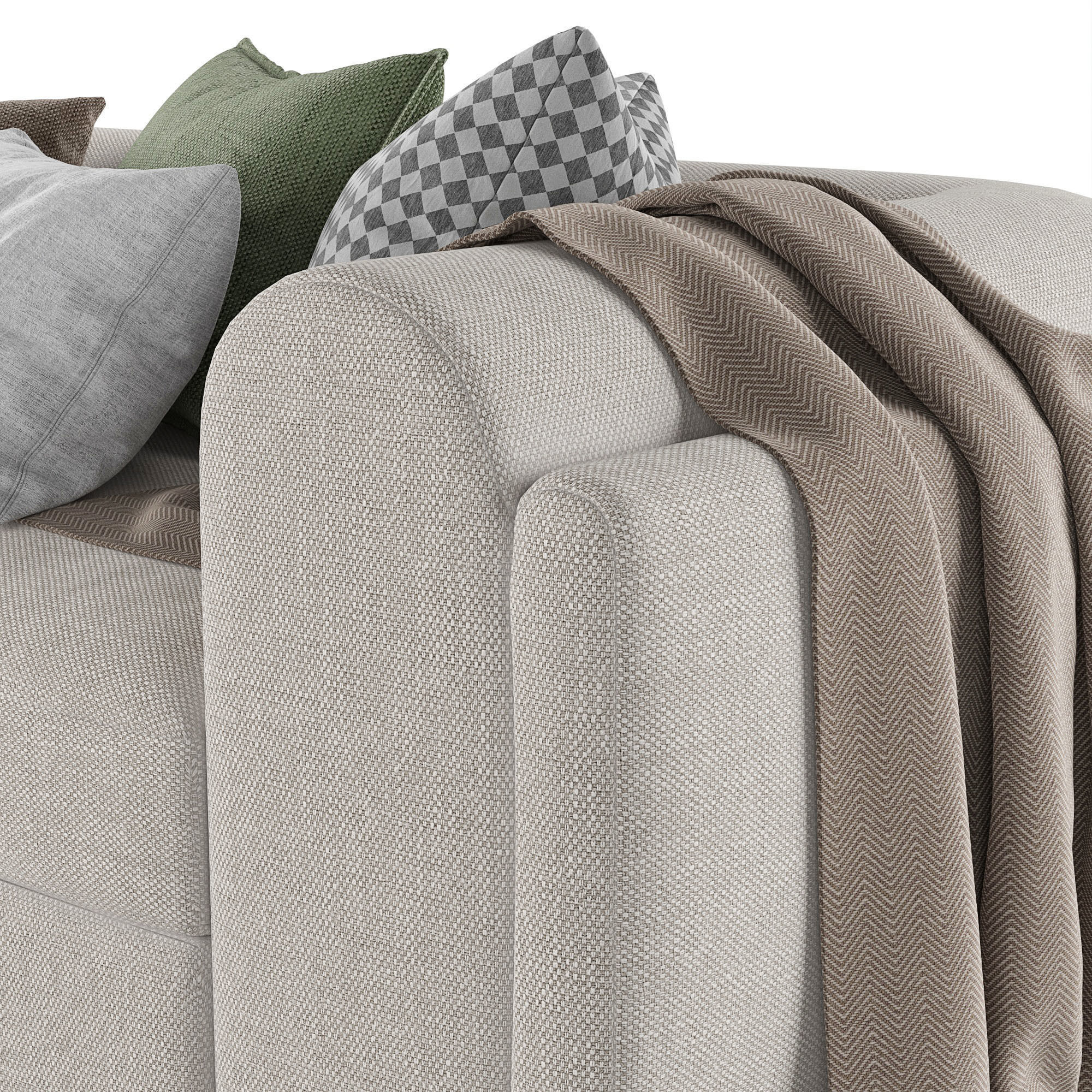 Sofa Eileen 3 seater 3D model | CGTrader