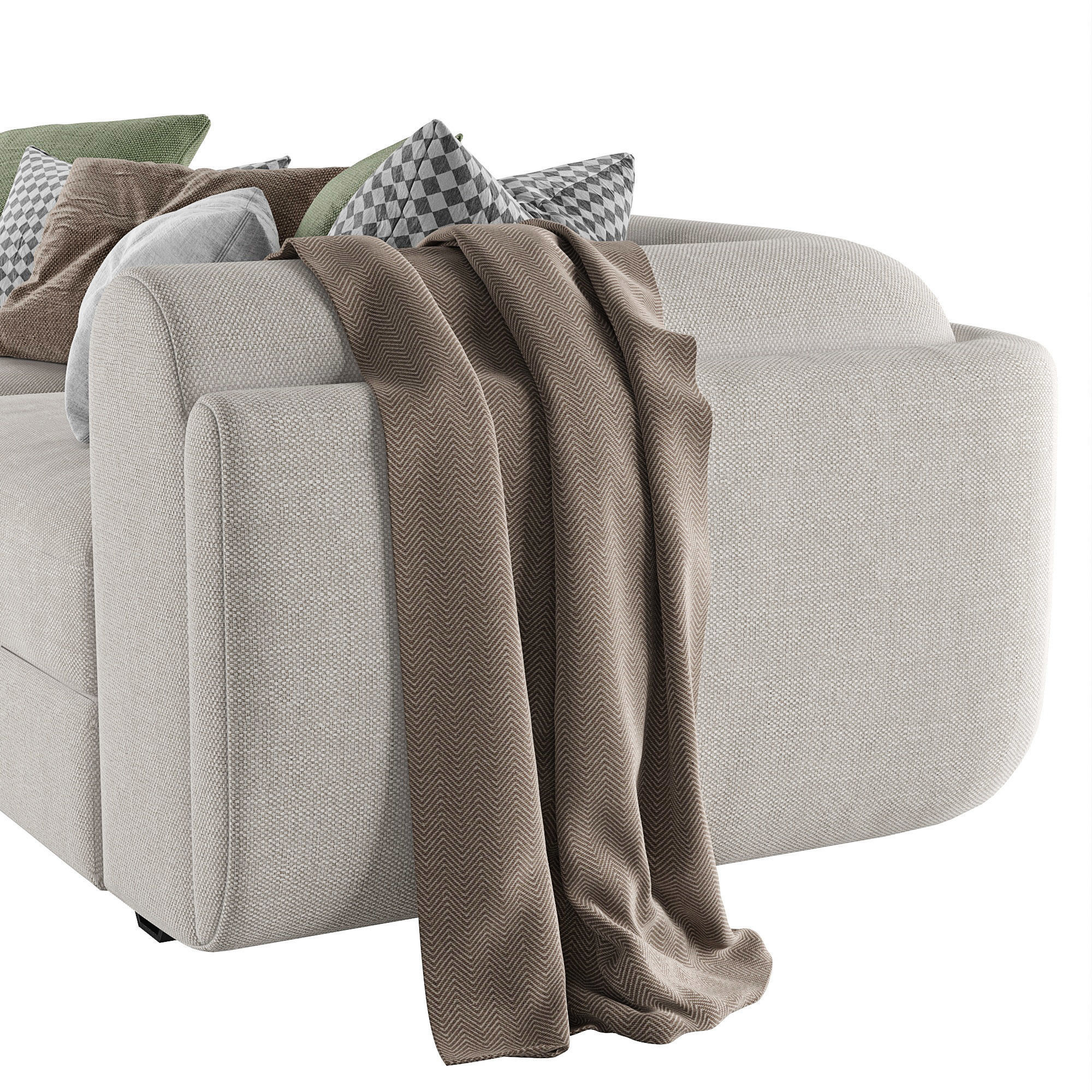 Sofa Eileen 3 seater 3D model | CGTrader