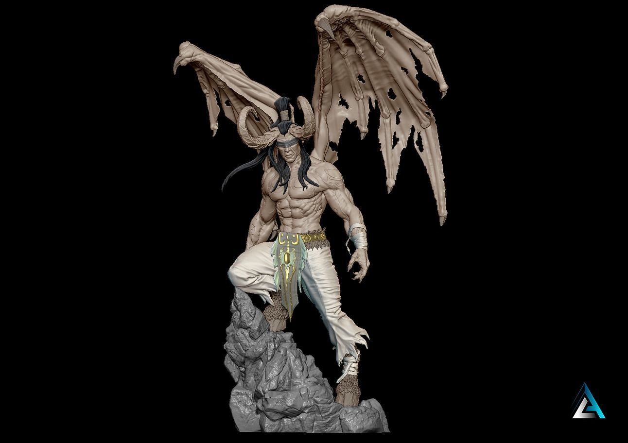 World of Warcraft Illidan Best quality 3D print 3D model 3D printable ...