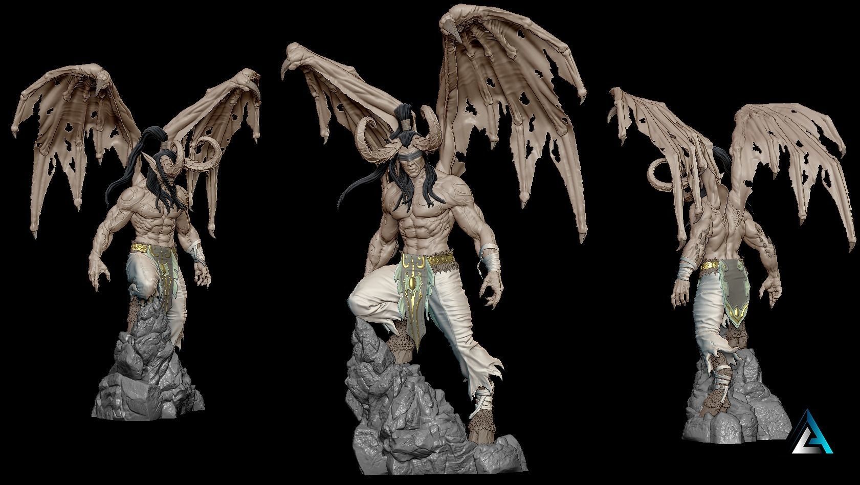 World of Warcraft Illidan Best quality 3D print 3D model 3D printable ...
