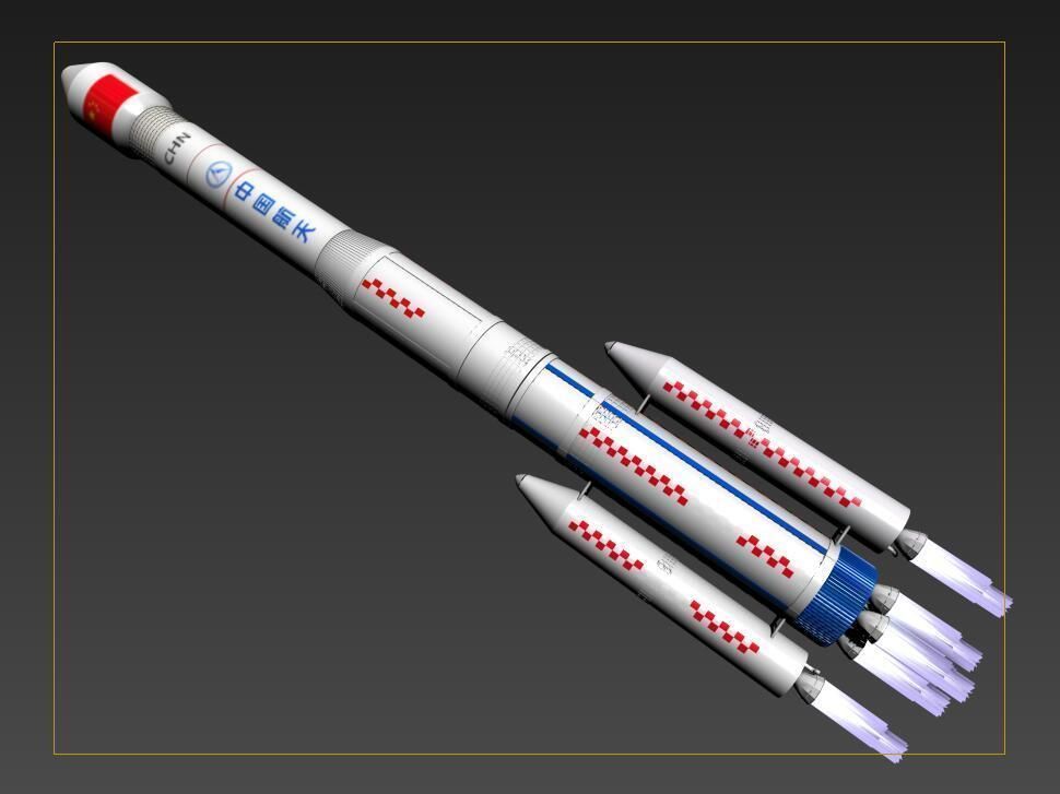 china shenzhou rocket capsule spacecraft 3D model | CGTrader