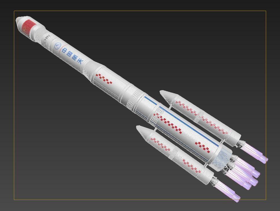 china shenzhou rocket capsule spacecraft 3D model | CGTrader
