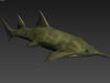 fish shark sawfish animal aquatic extinct ocean 3D model | CGTrader