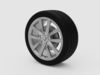 3D model Police Wheel With Rim VR / AR / low-poly | CGTrader