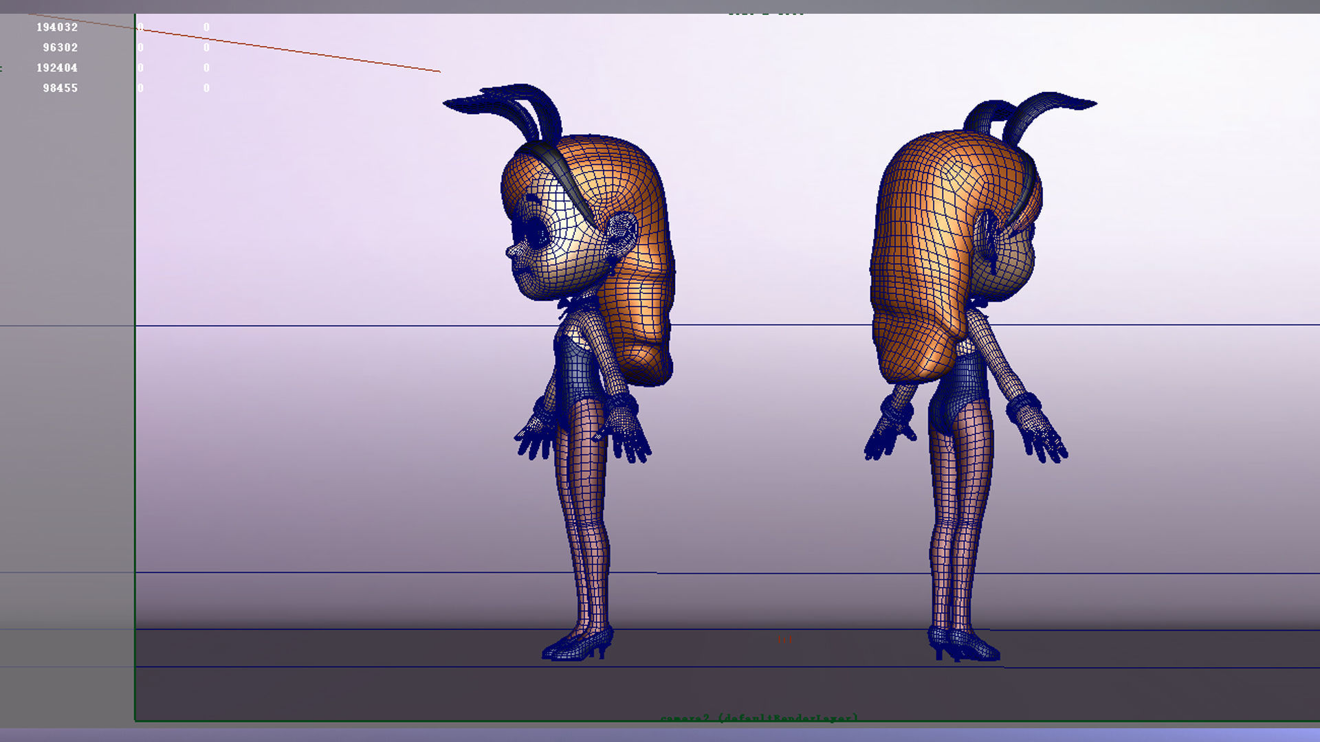 bunny woman female girl character human fantasy 3D model | CGTrader