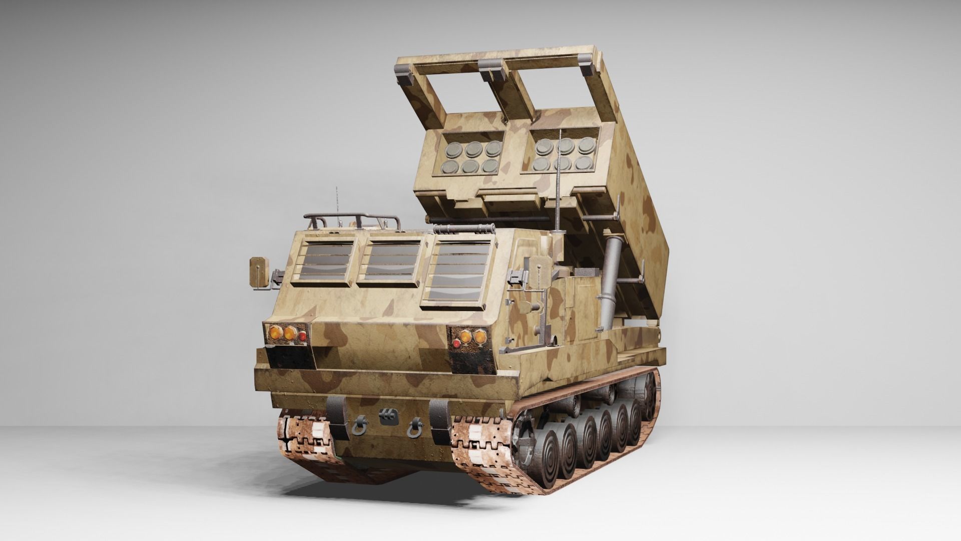 3D model M270 Multiple Launch Rocket System 3D Model - Military Vehicle ...