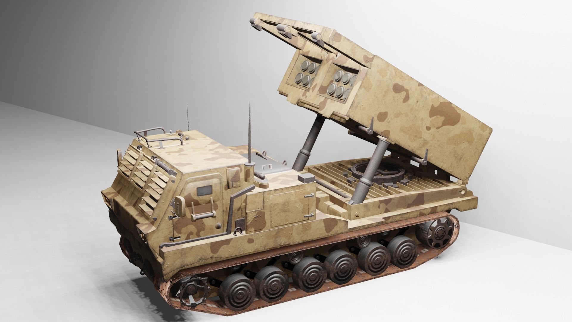 3D model M270 Multiple Launch Rocket System 3D Model - Military Vehicle ...