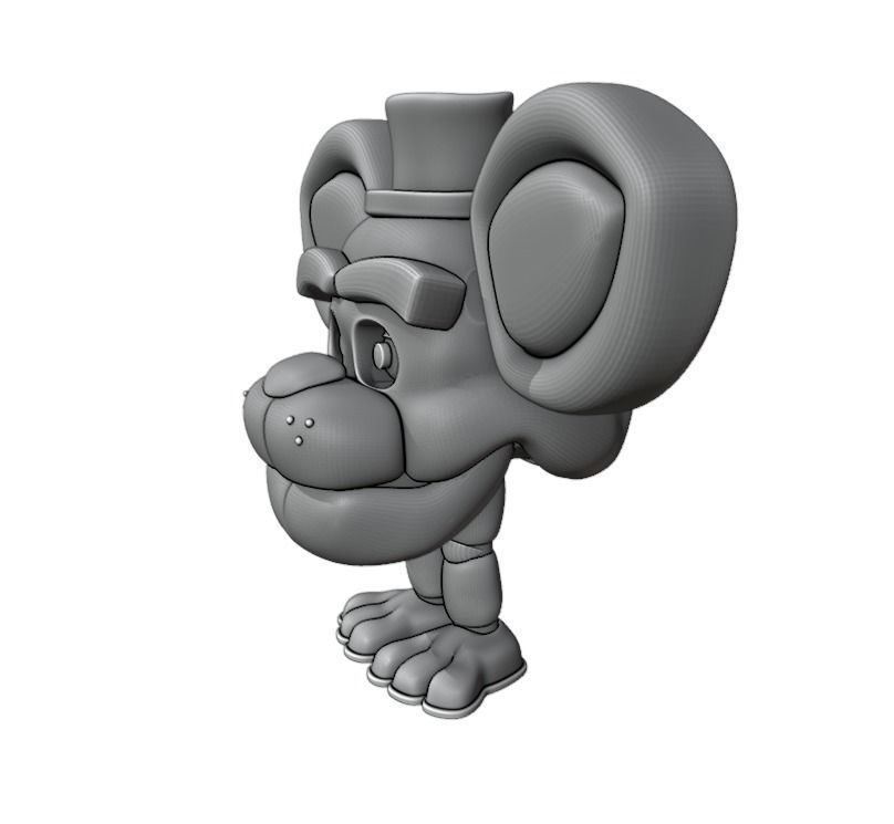 Freddy meme 3D model 3D printable | CGTrader
