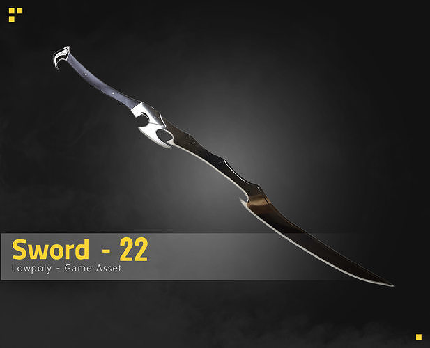 3D model Sword-22 VR / AR / low-poly | CGTrader
