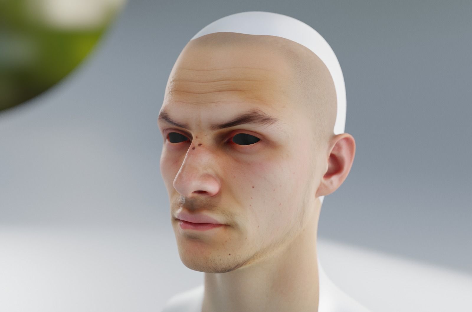 Male with high cheekbones and resembling Jason Momoa 3D model rigged ...