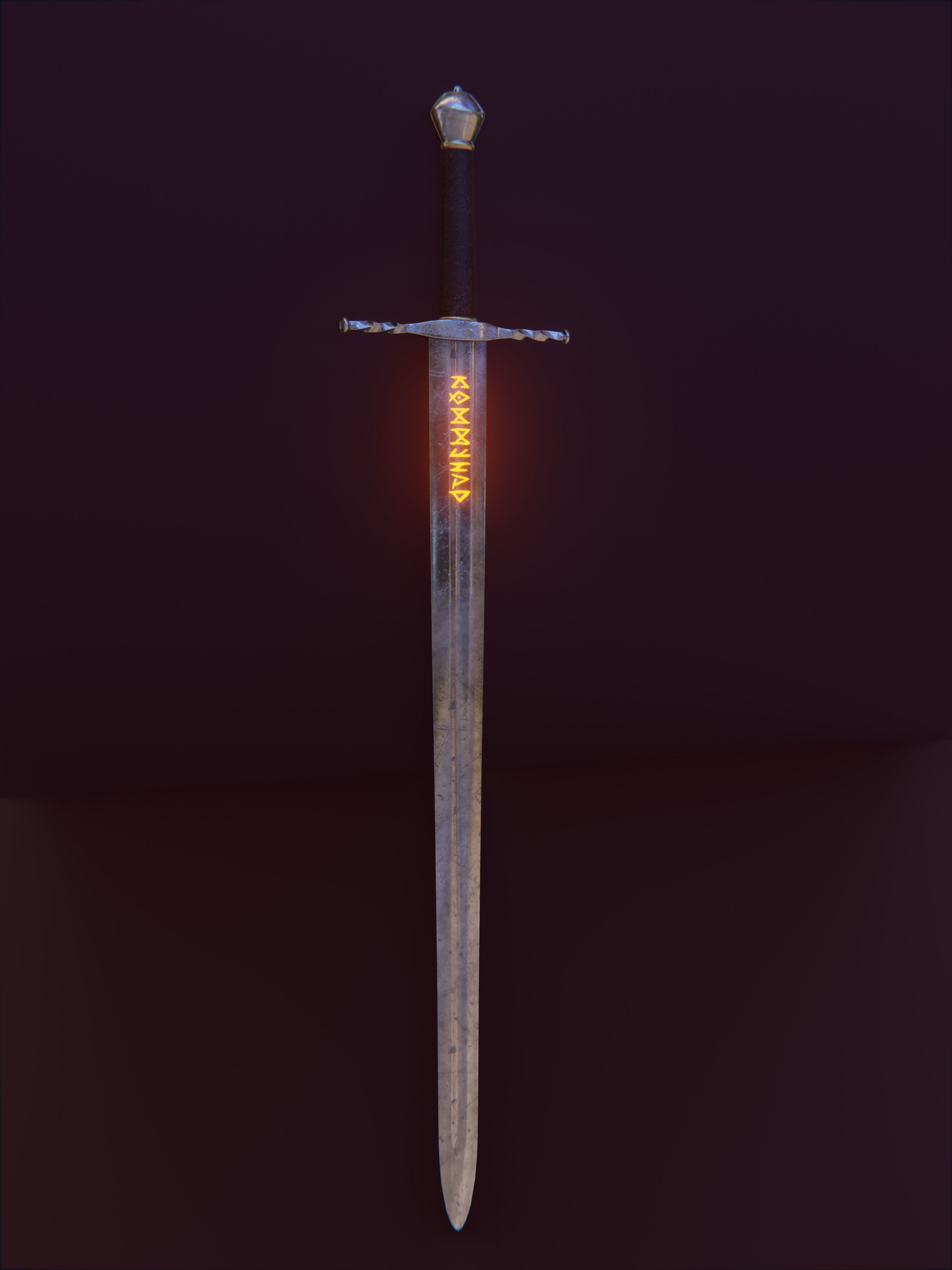 3D model Warrior Rebel Guardsman sword VR / AR / low-poly | CGTrader