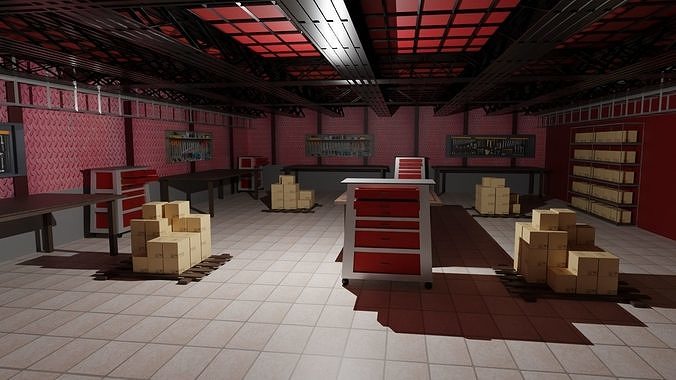 3D model Workshop VR / AR / low-poly | CGTrader