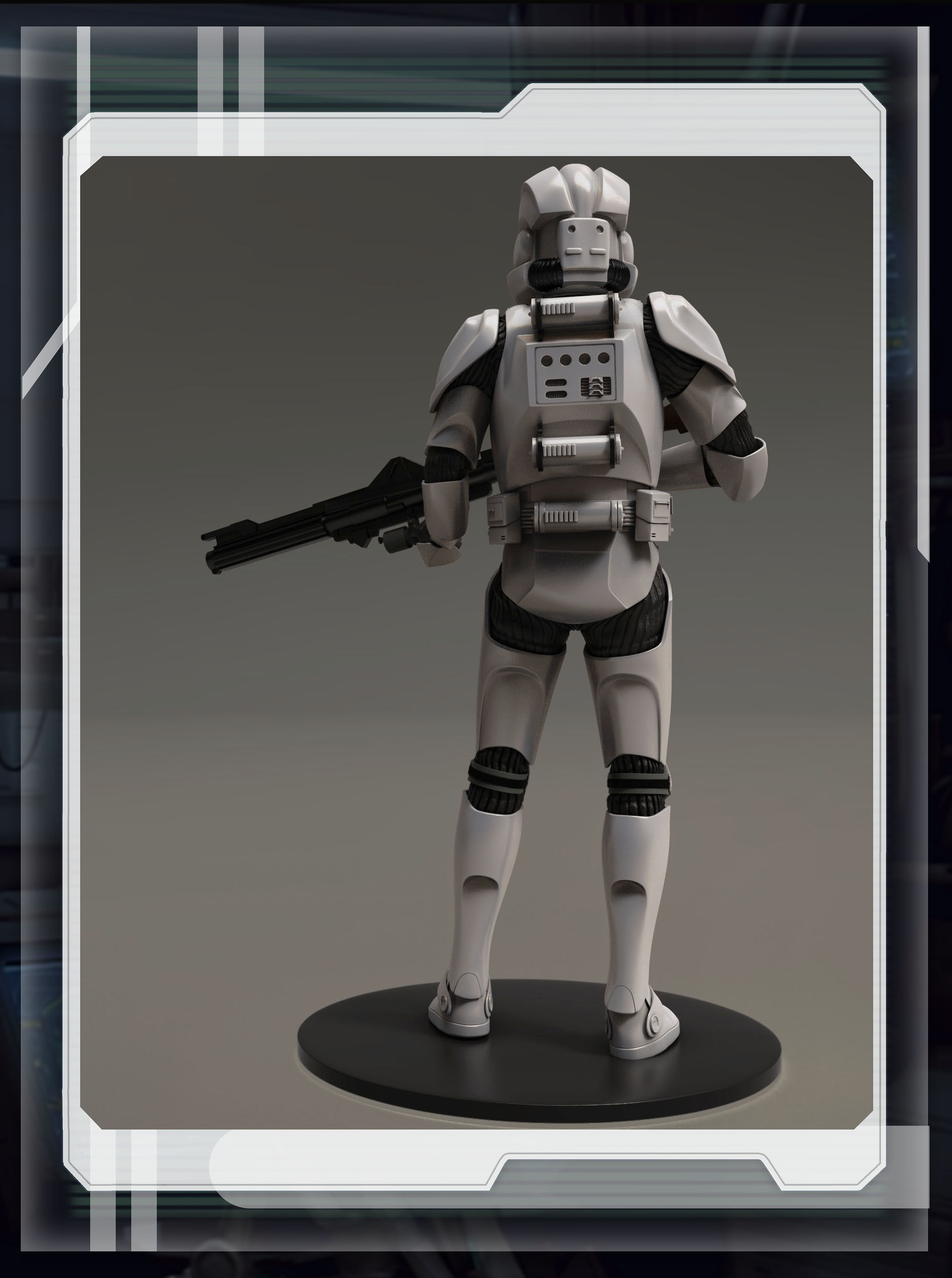 Star Wars 3D Printable Clone Trooper Engineer Figure 3D model 3D ...