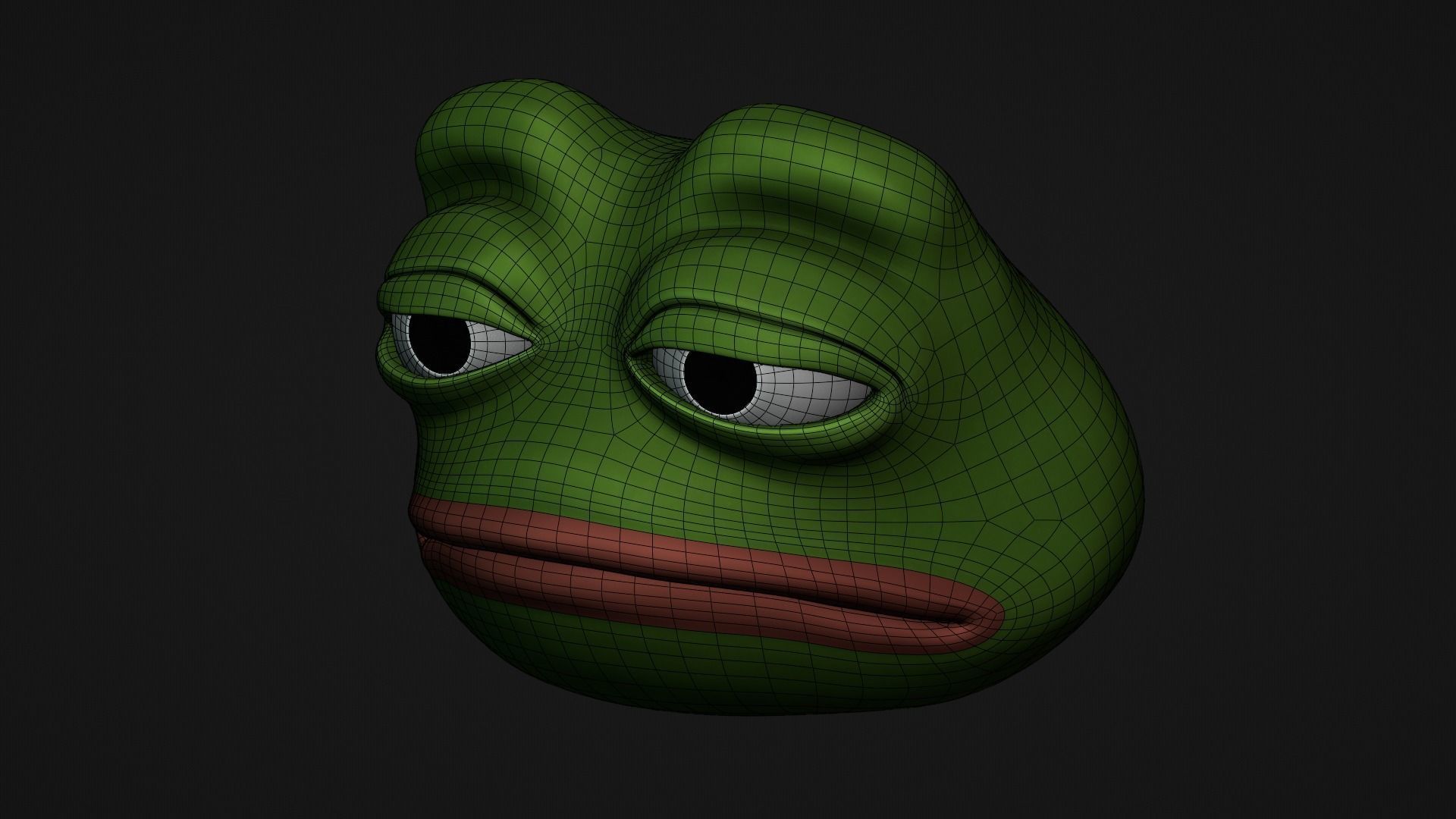 3D model Pepe the Frog - Sad Pepe Expression VR / AR / low-poly | CGTrader