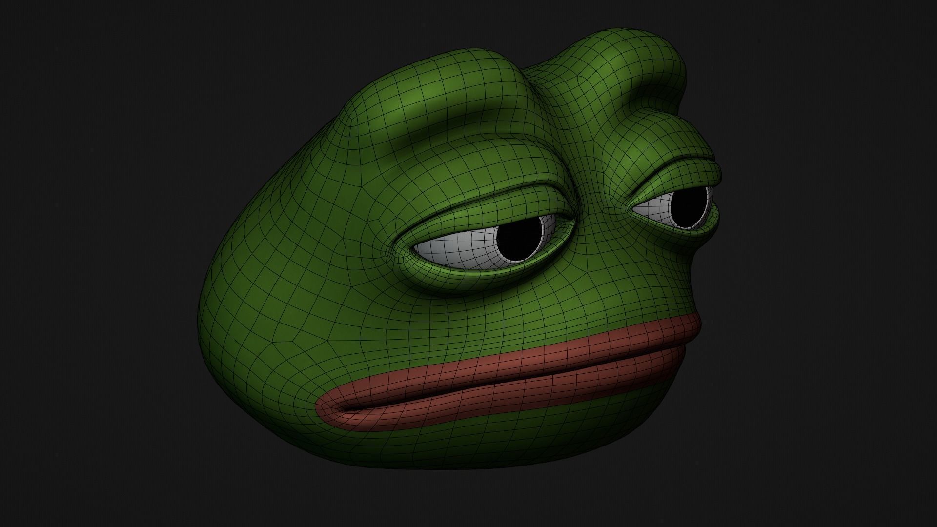 3D model Pepe the Frog - Sad Pepe Expression VR / AR / low-poly | CGTrader