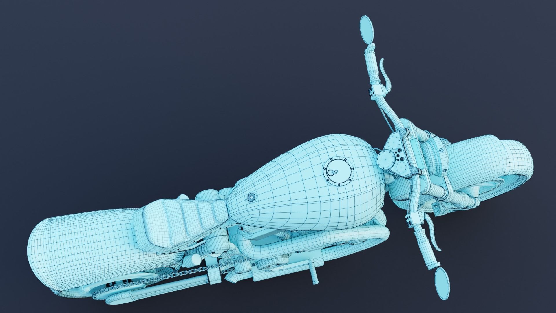 Biker on motorcycle with shotgun 3D model rigged | CGTrader