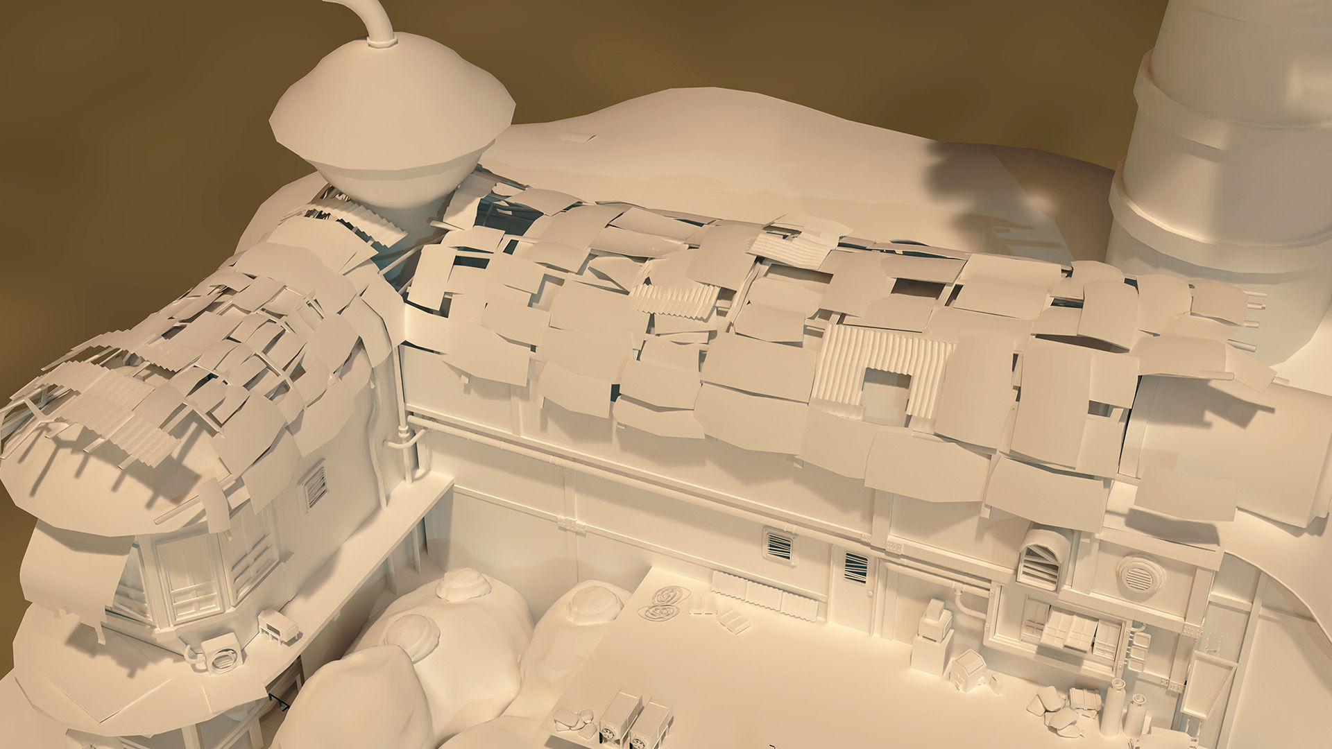 3D model DESERT LOW POLY game ENVIRONMENT VR / AR / low-poly | CGTrader