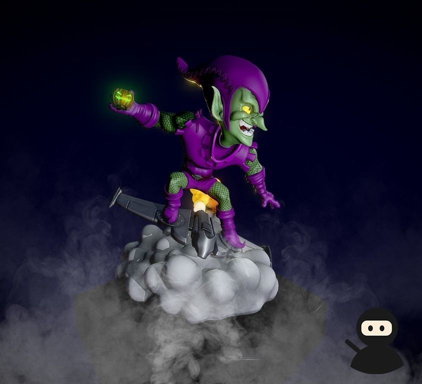 Green Goblin Cartoon 3D model | CGTrader