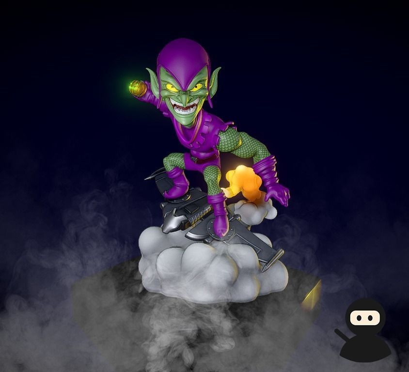 Green Goblin Cartoon 3D model | CGTrader