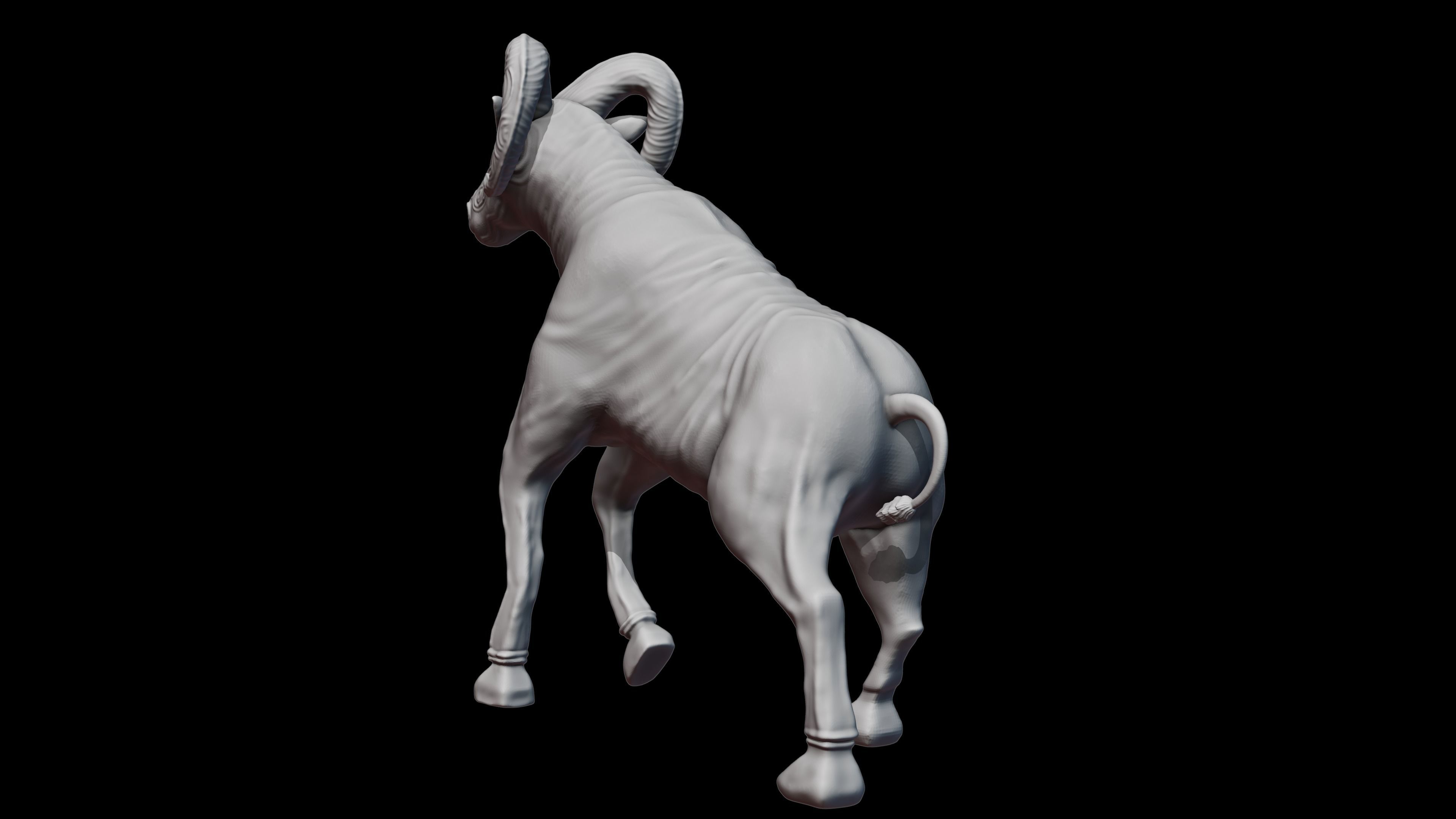 Aries Zodiac Mystical Goat 3D Printing Sculpture 3D model 3D printable ...