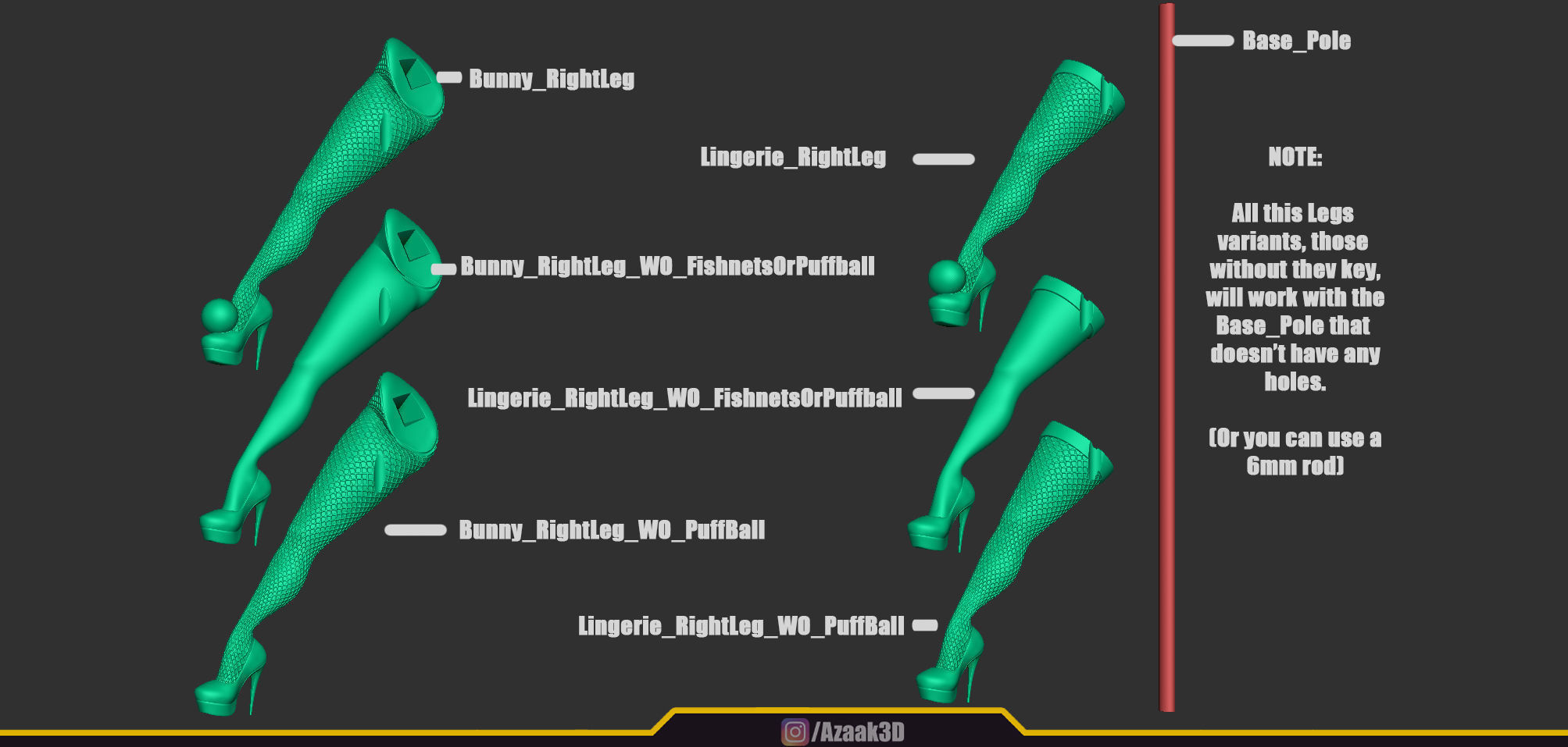 Poledancer Tinkerbell 3D model 3D printable | CGTrader