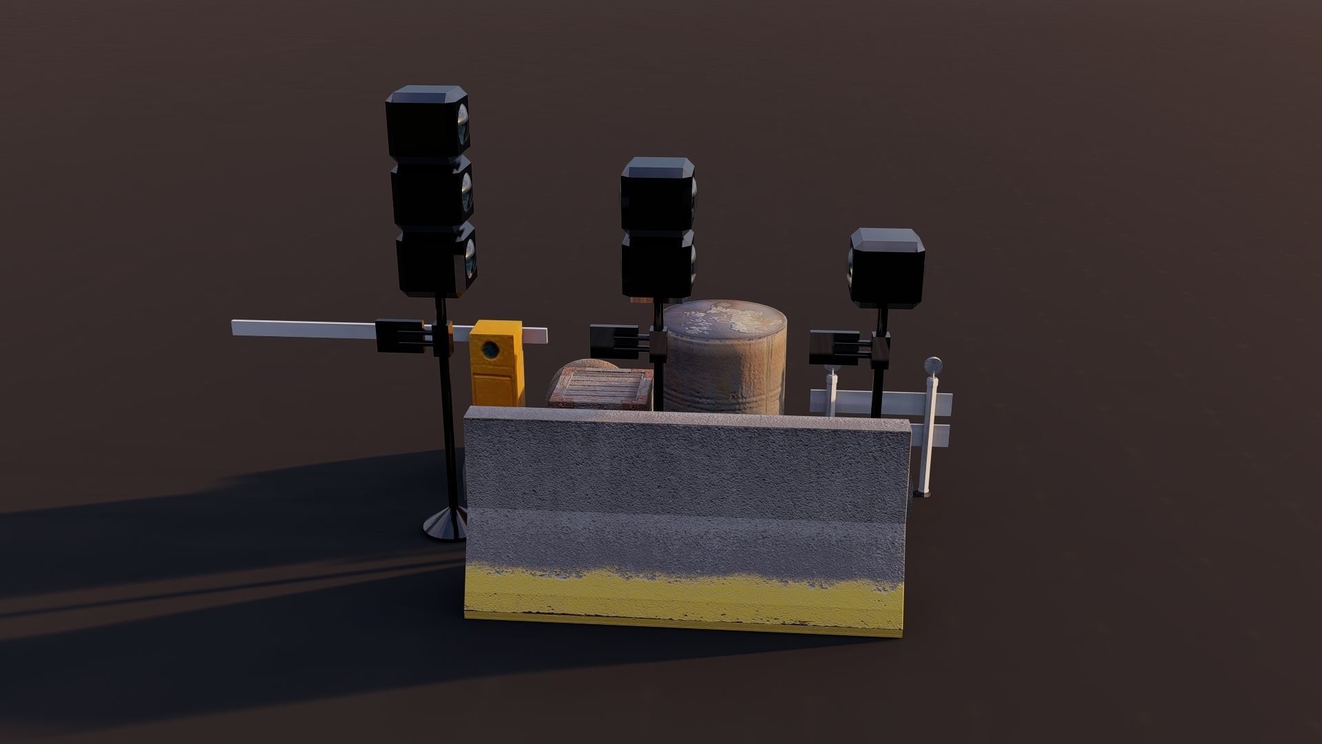 3D model Road Environments VR / AR / low-poly | CGTrader