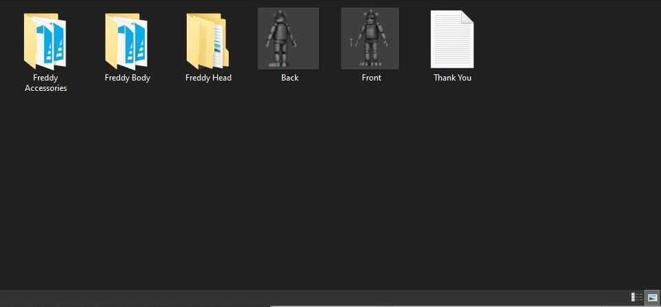 FNAF 1 Freddy Full Set of Wearable Files 3D model 3D printable | CGTrader