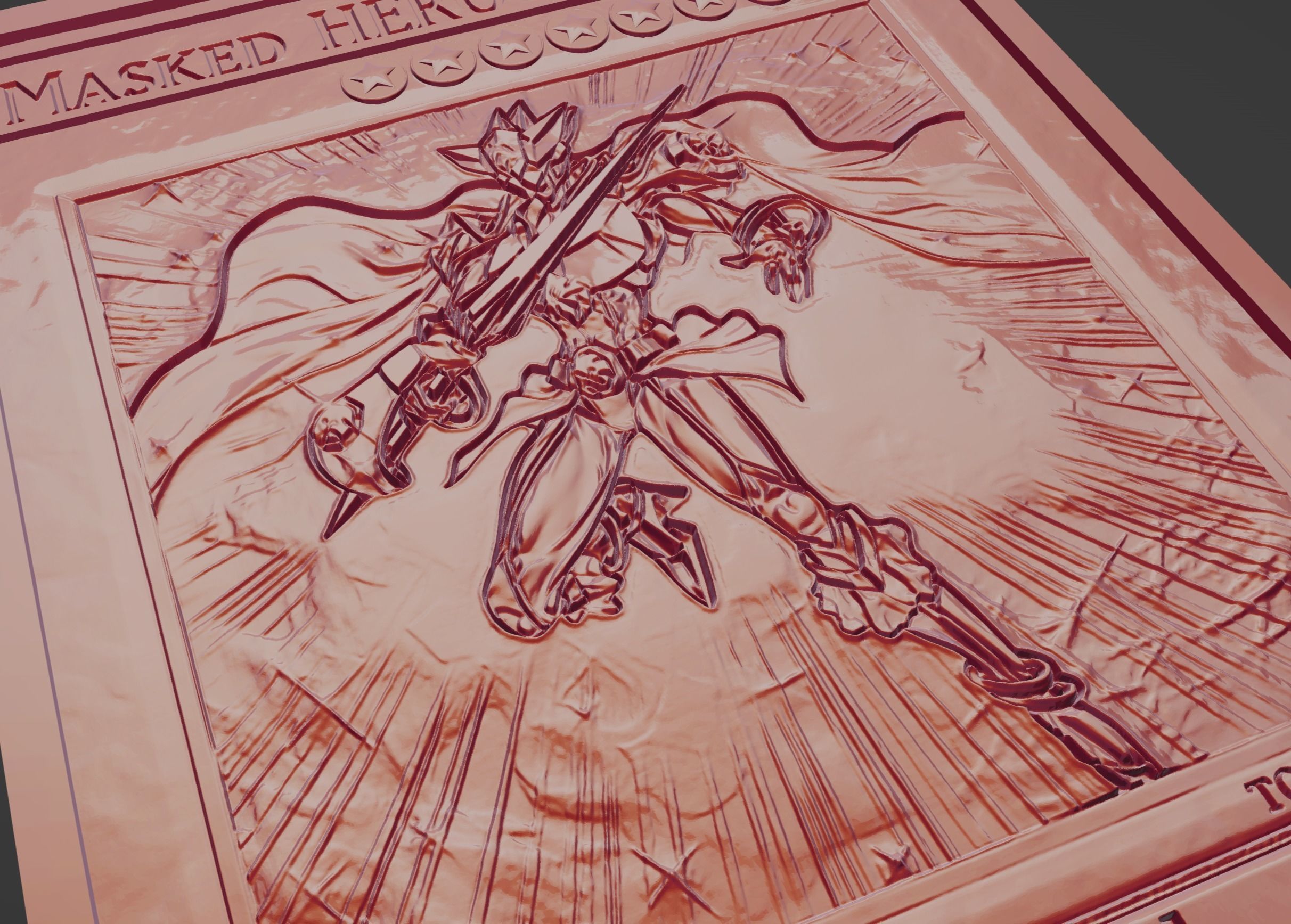 masked hero dian - yugioh free 3D model 3D printable | CGTrader