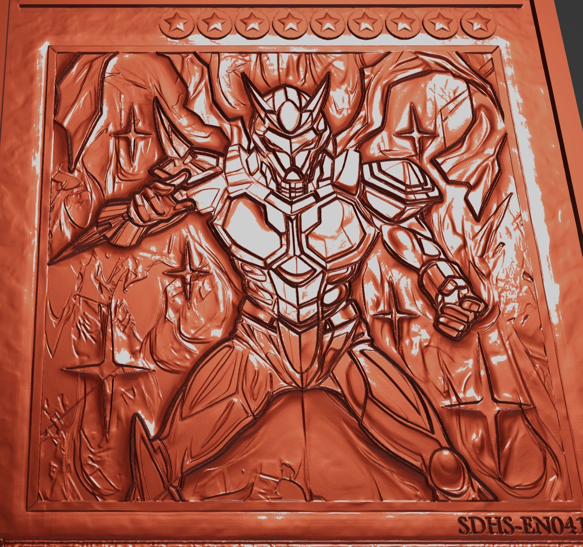 contrast hero chaos - yugioh 3D model 3D printable | CGTrader