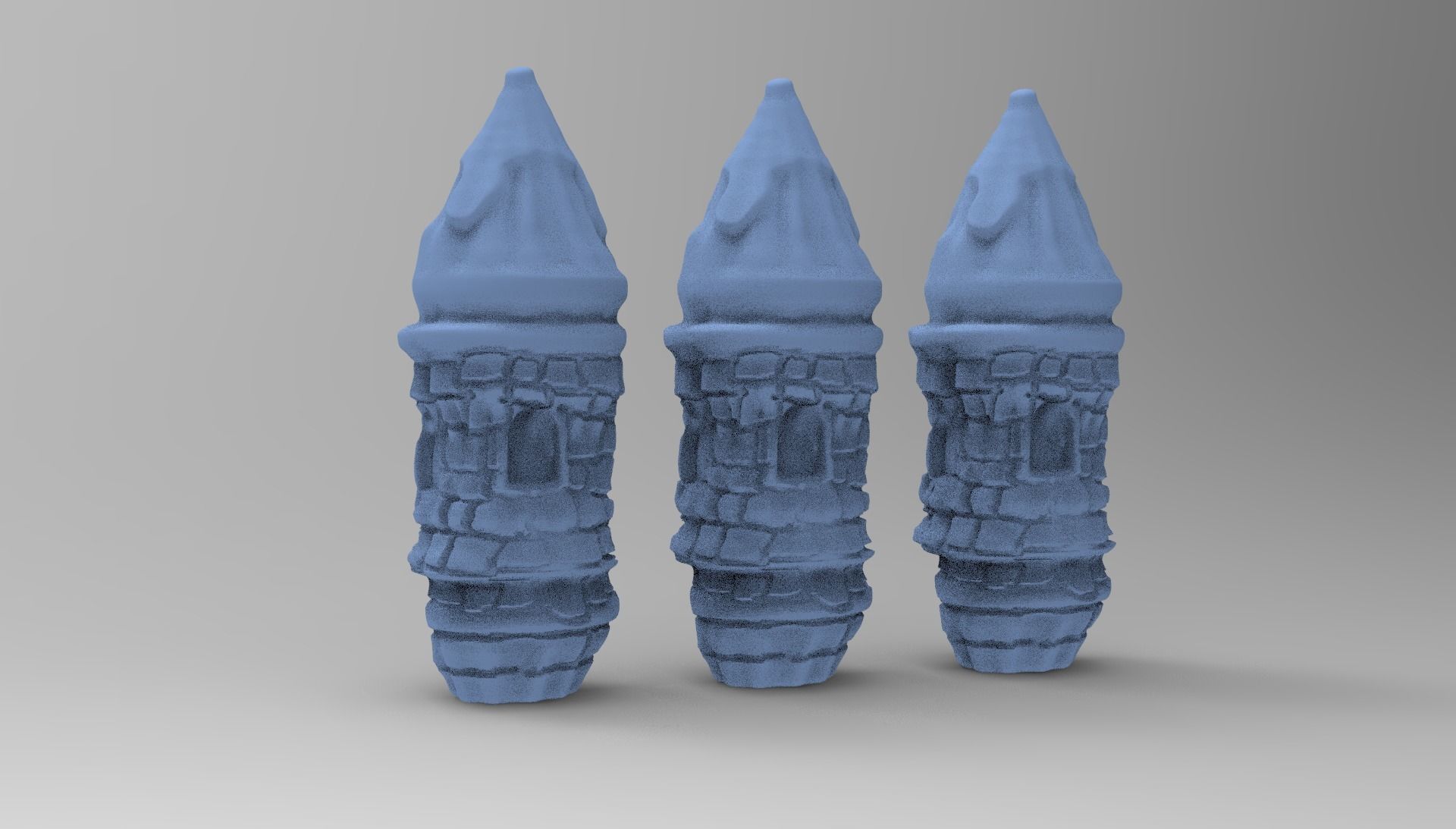 Blackstar Winter stylised turret 3D model | CGTrader
