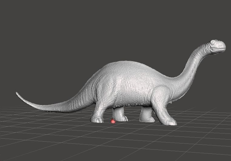 BRONTOSAURUS 70S VINTAGE TOY FIGURE MODEL FOR KIDS DINOSAUR RPG 3D ...
