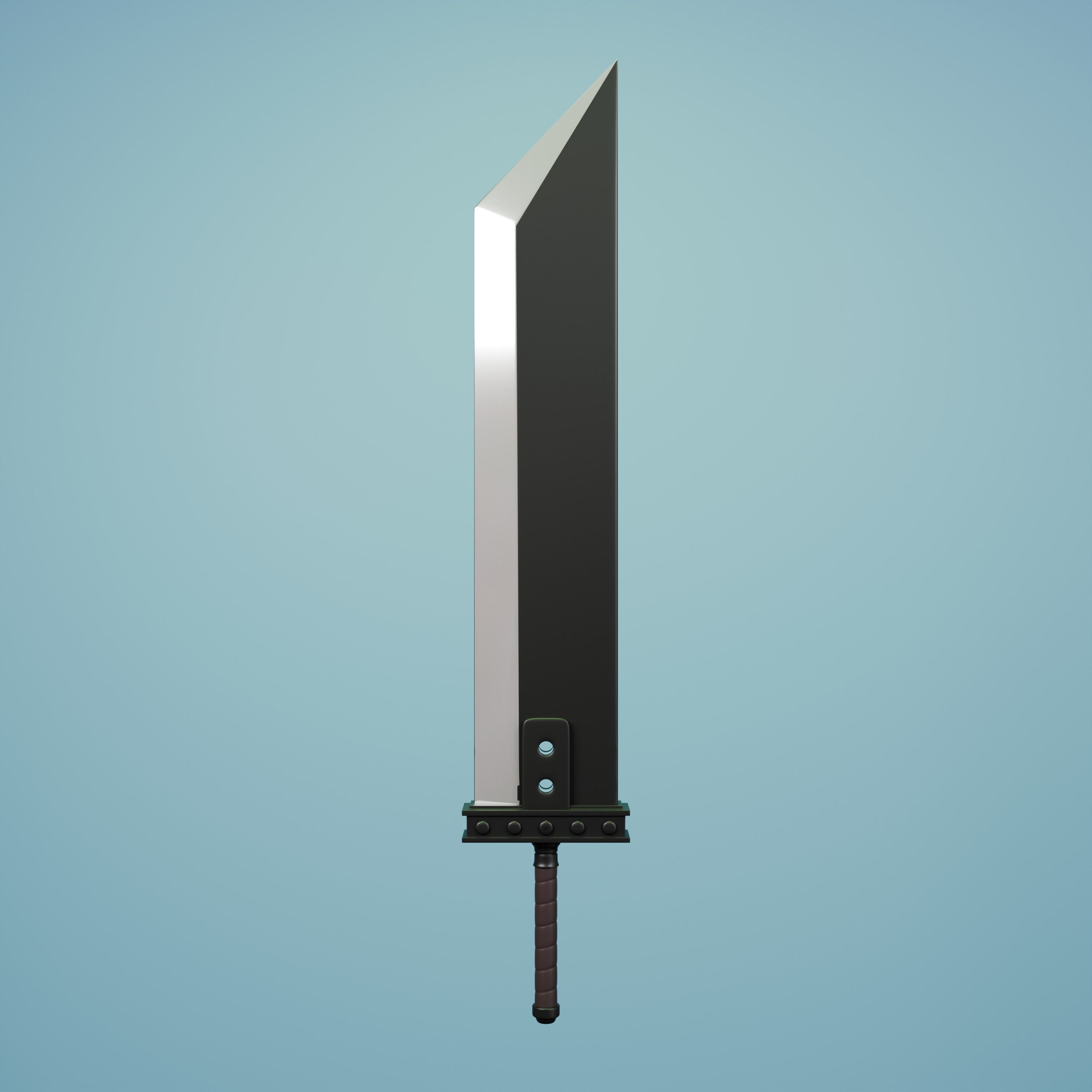 Final Fantasy VII - Buster Sword Cloud Weapon 3D model 3D printable ...