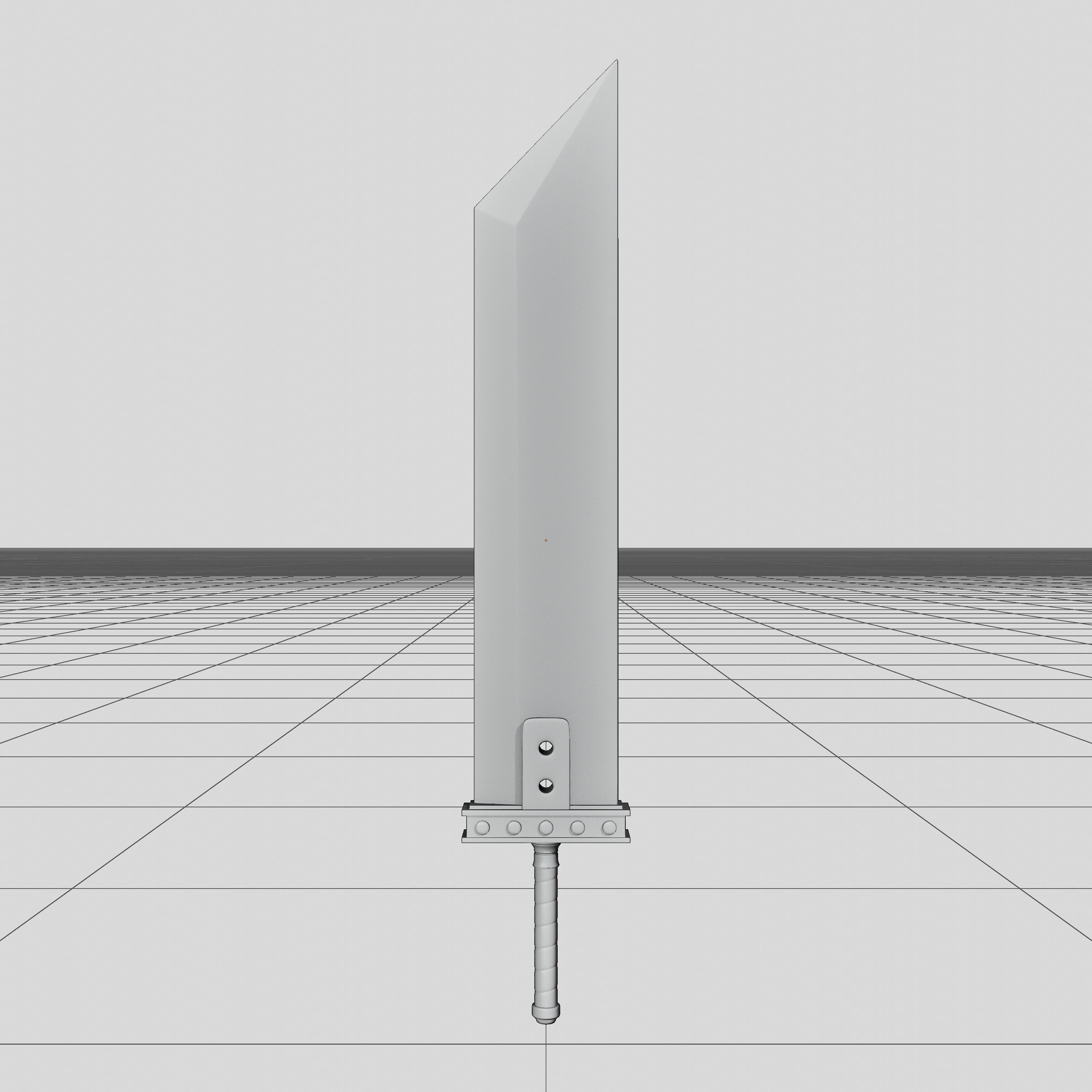 Final Fantasy VII - Buster Sword Cloud Weapon 3D model 3D printable ...