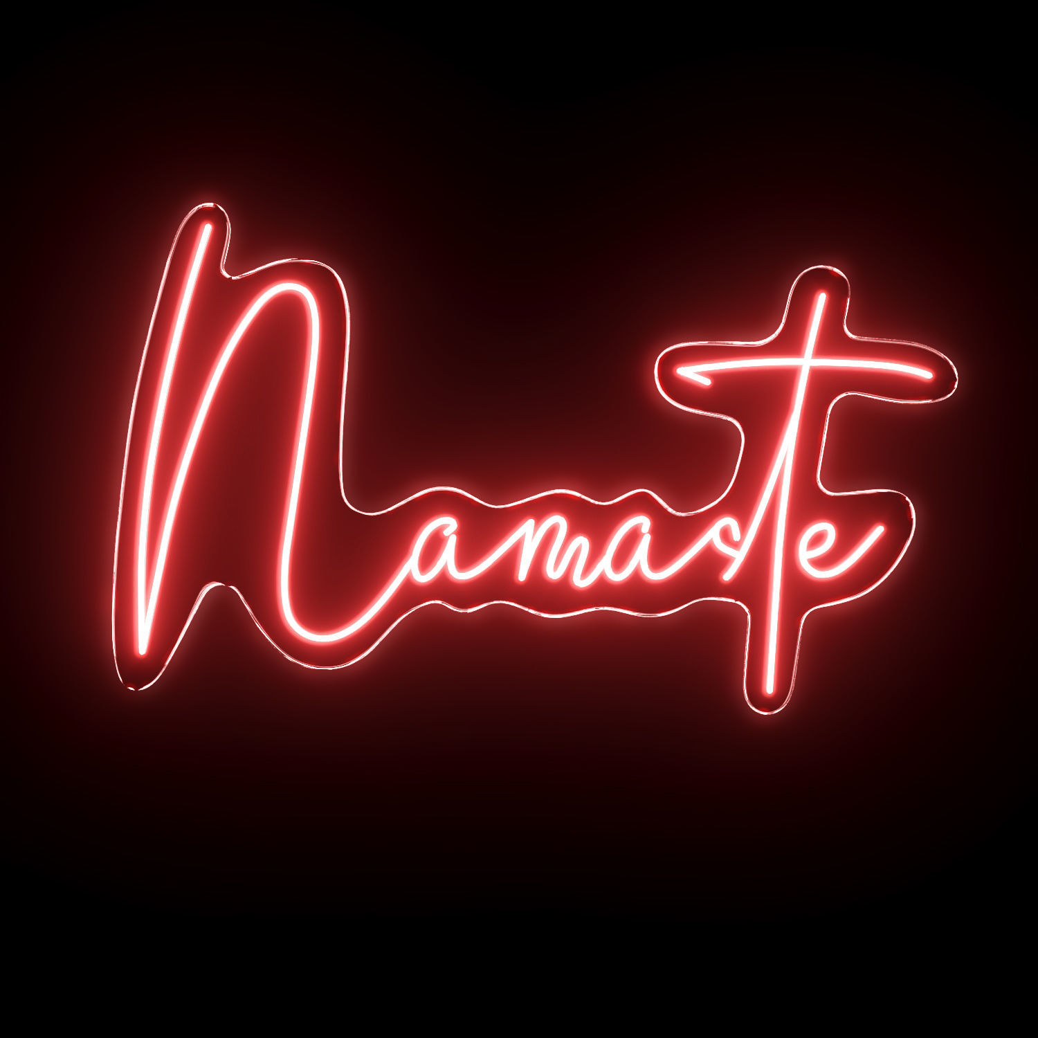Namaste Neon Sign 3D model | CGTrader