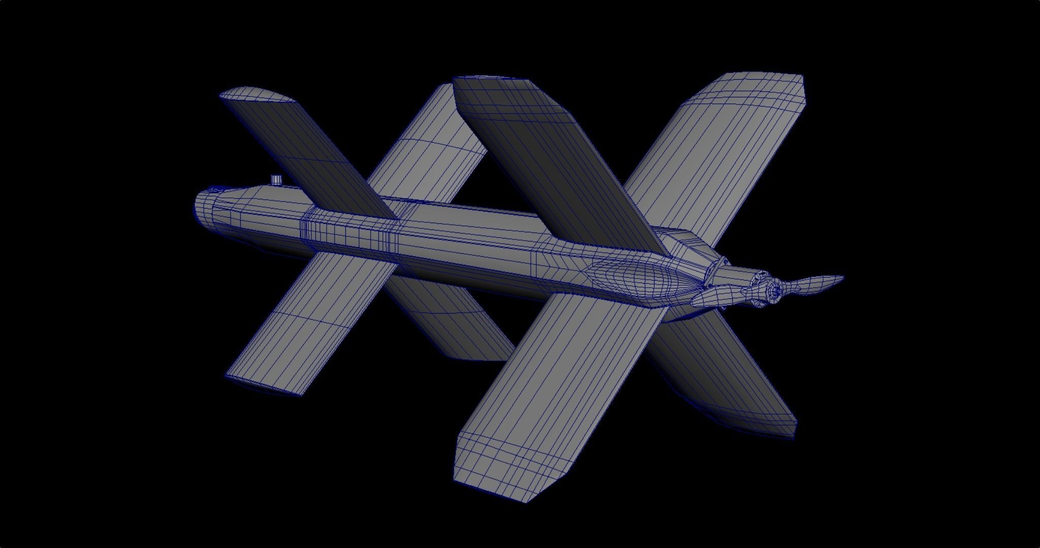 3D model Lancet 52 - Modern Military UAV VR / AR / low-poly | CGTrader