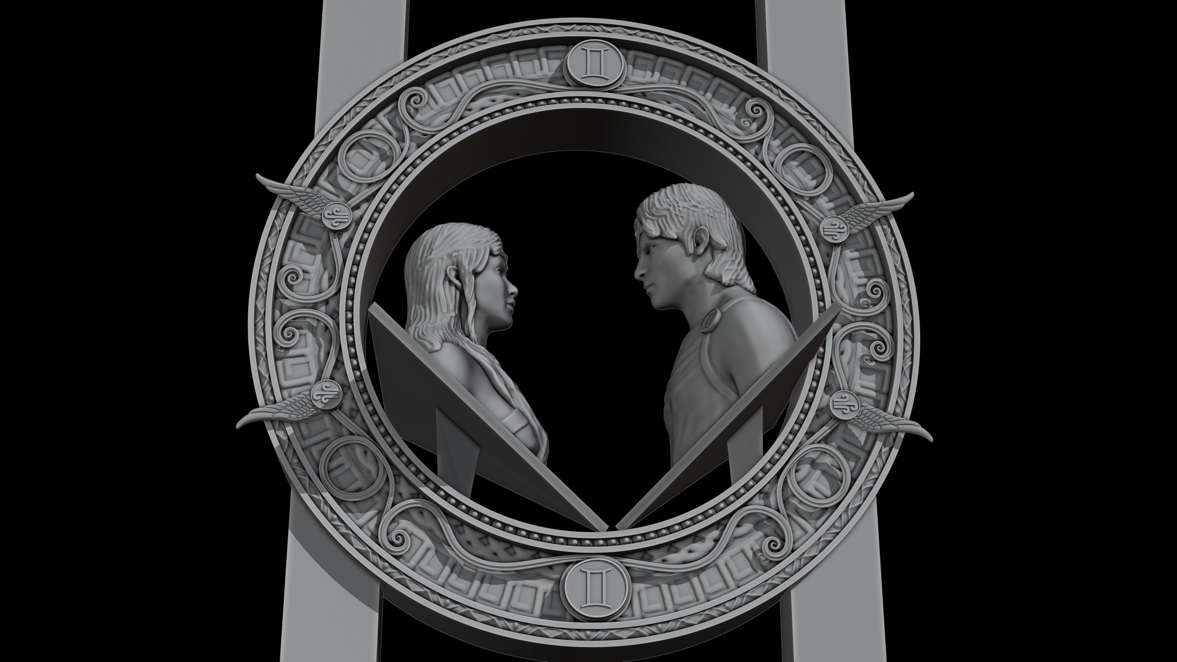 All Zodiac Sign Of 3D Mystical Character For 3D Printing 3D model 3D ...