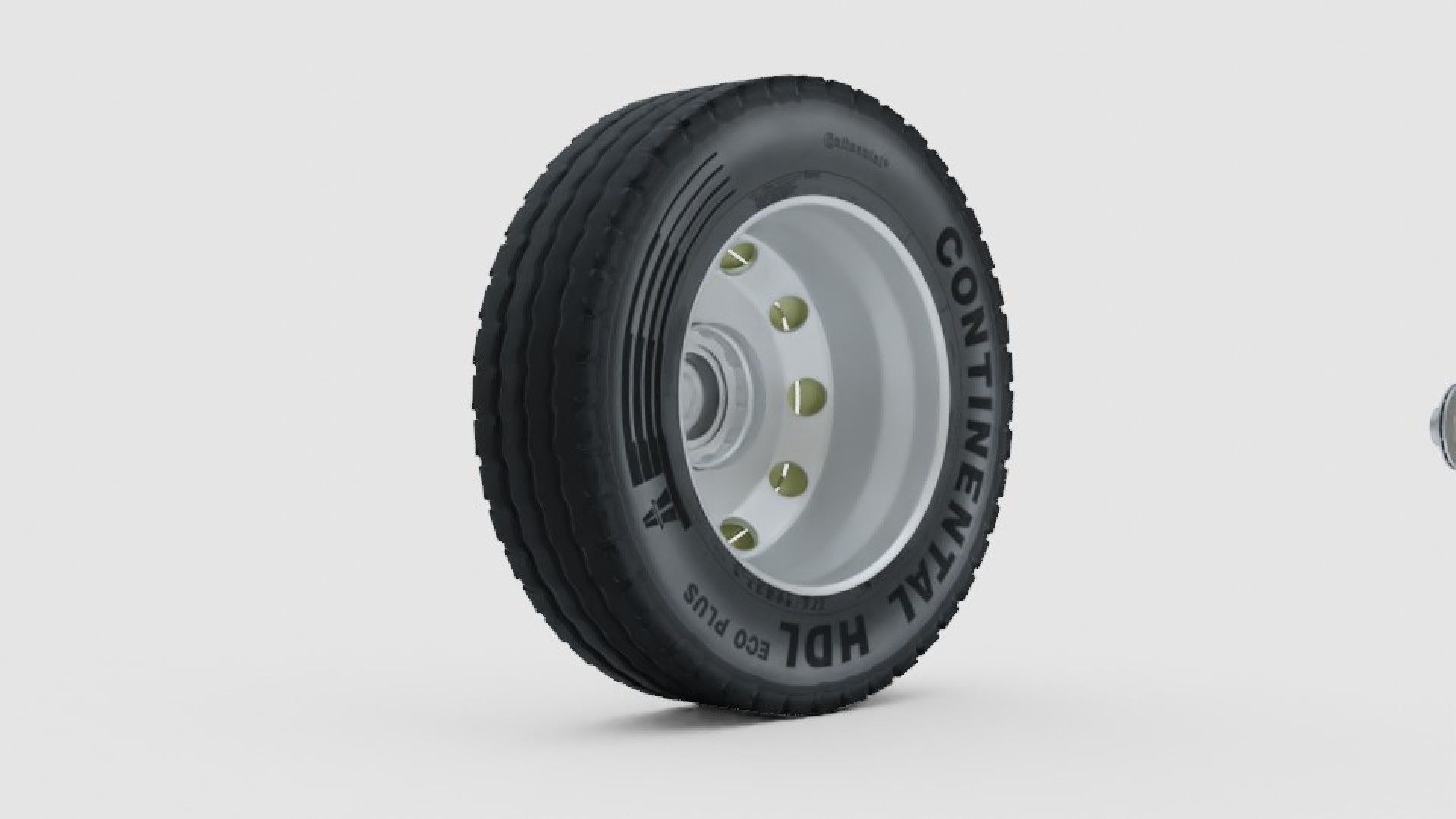 3D model Bus Setra S418 Wheel With Rim VR / AR / low-poly | CGTrader
