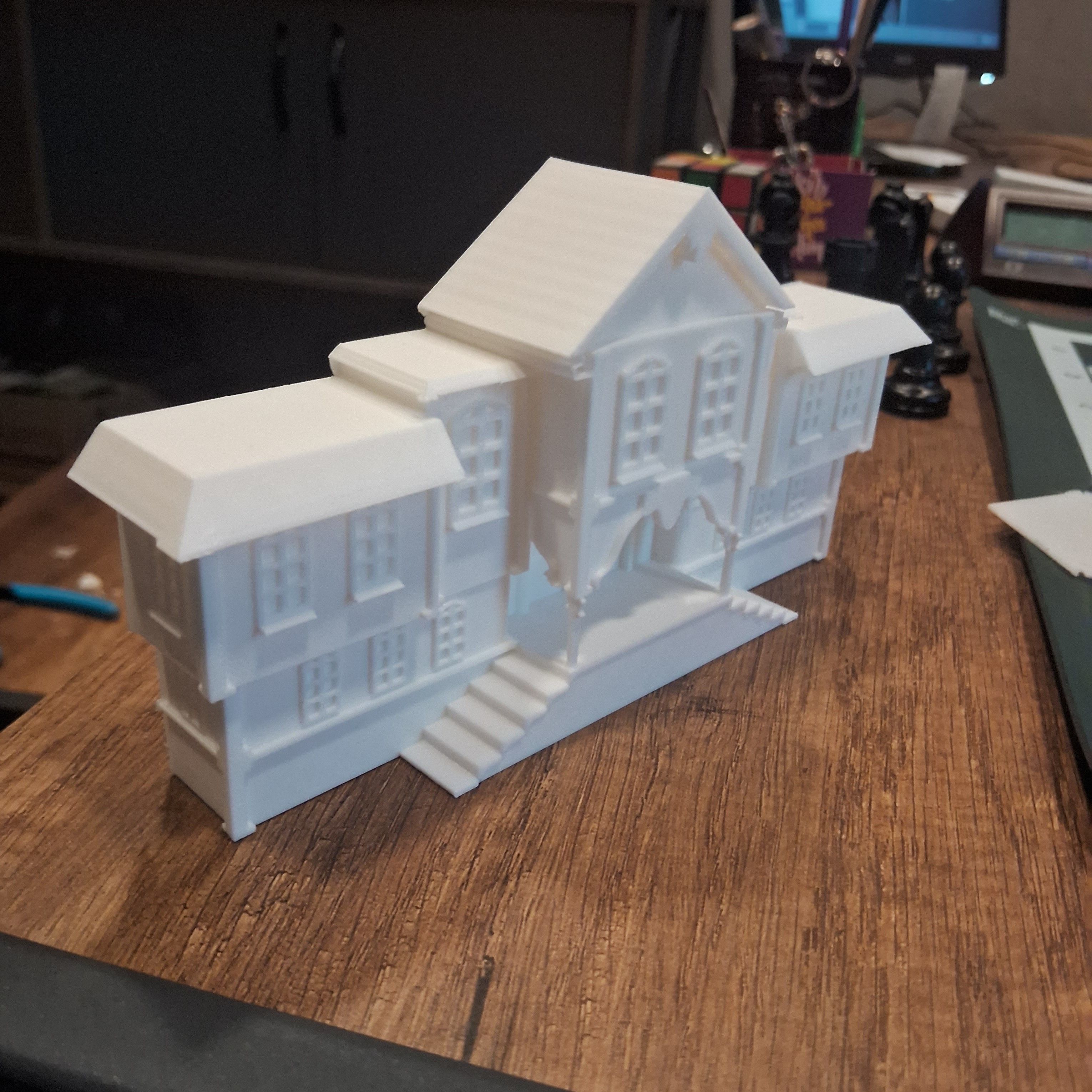 3D Frame Bay Window House 3D model 3D printable | CGTrader