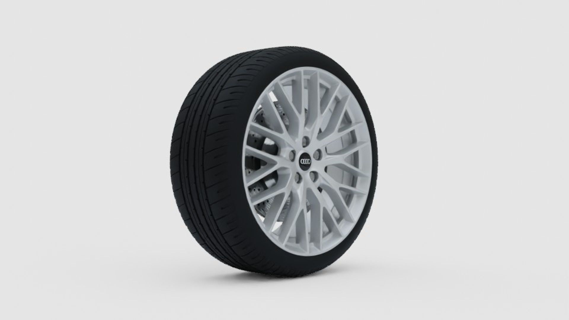 3D model Audi TT Wheel With Rim VR / AR / low-poly | CGTrader