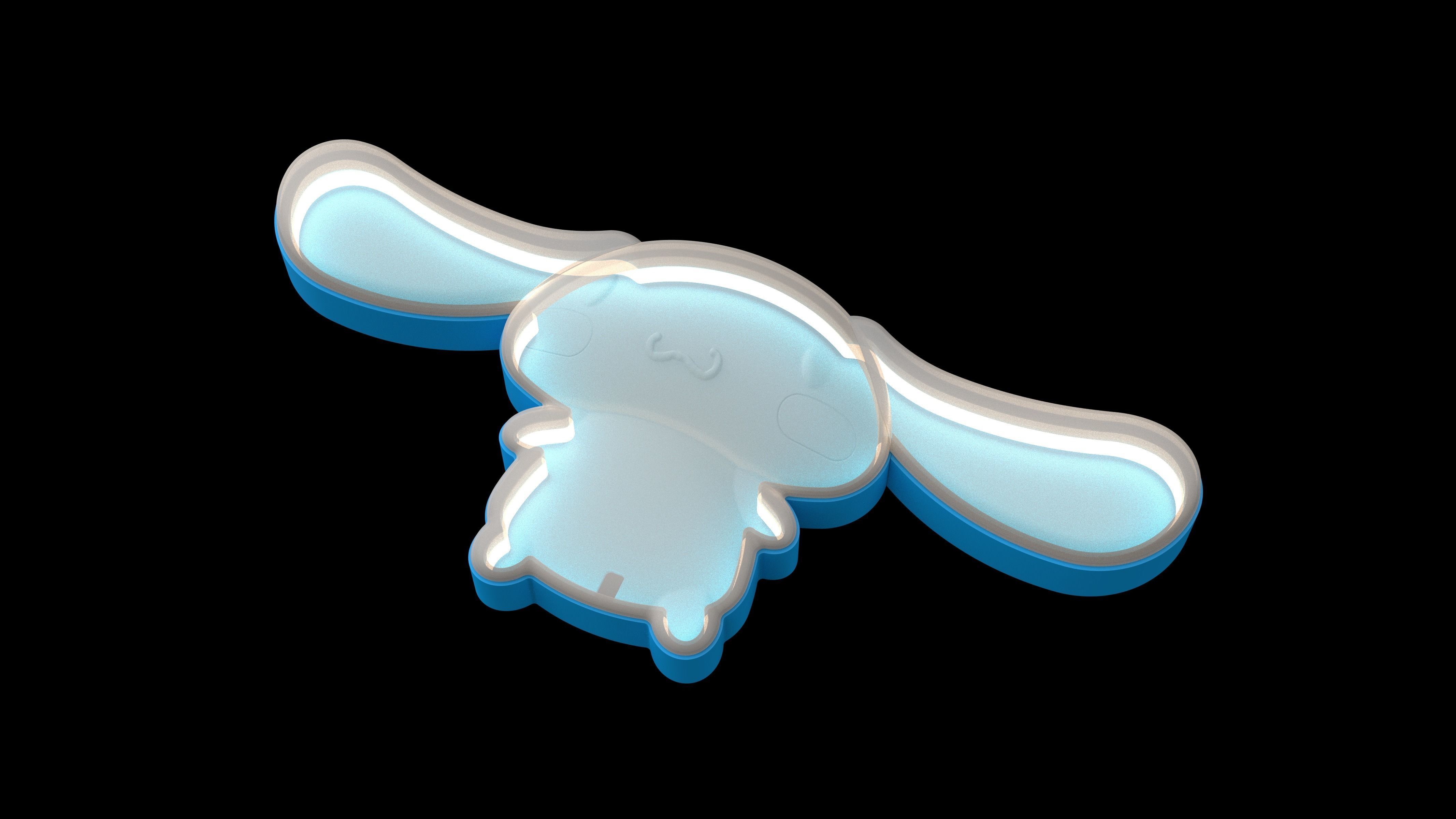 Cinnamoroll LED Lamp 3D model 3D printable | CGTrader