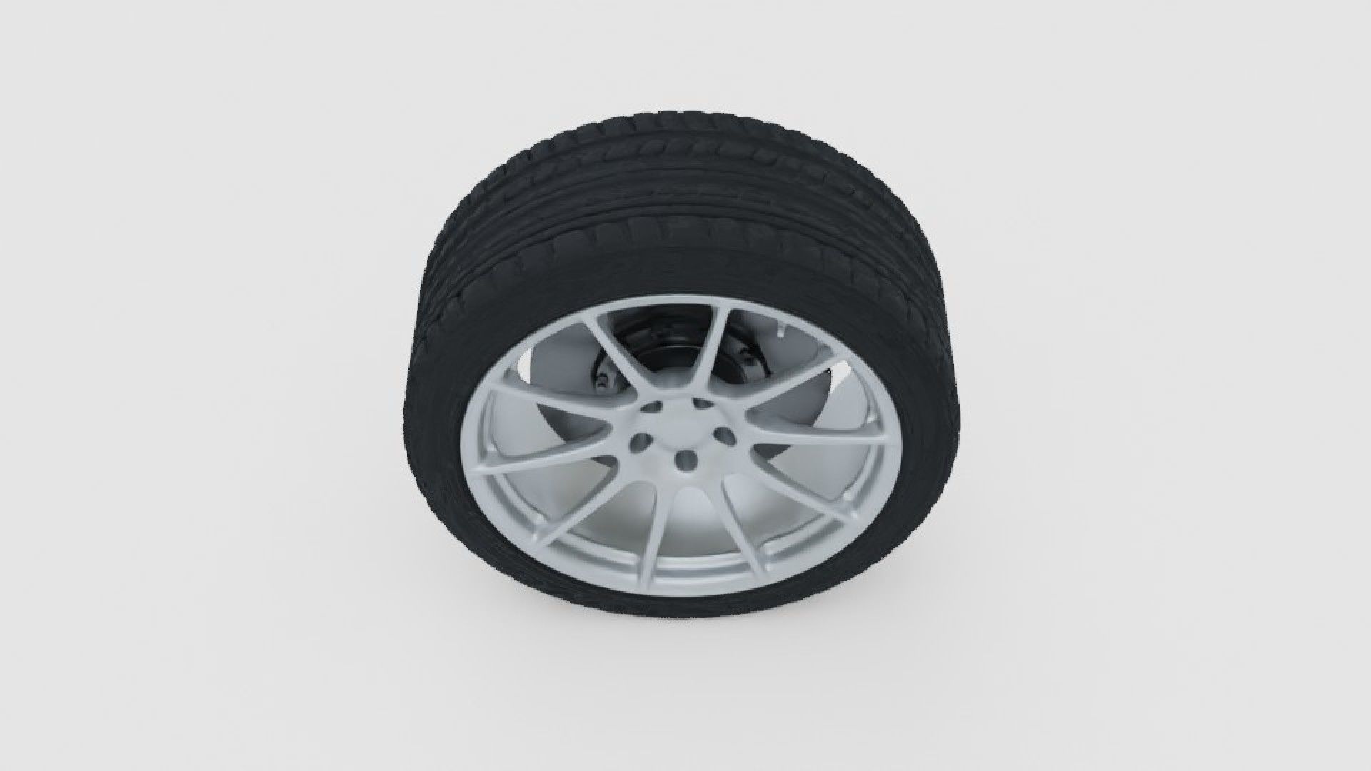 3D model Ferrari LaFerrari Wheel With Rim VR / AR / low-poly | CGTrader
