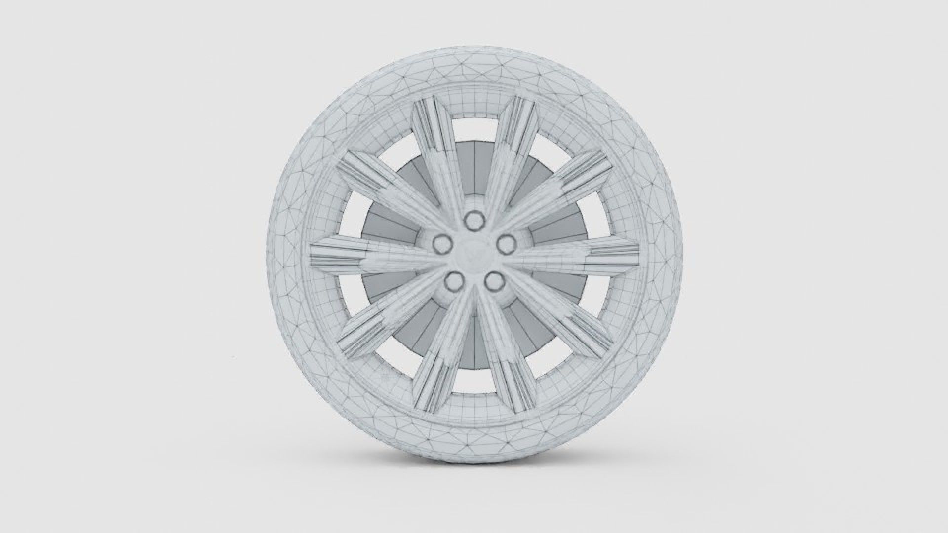 3D model Jaguar F-Type Wheel With Rim VR / AR / low-poly | CGTrader