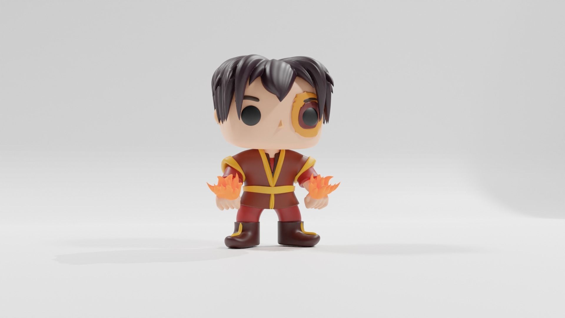 Avatar The Last Airbender Zuko funko pop 3D model 3D printable | CGTrader