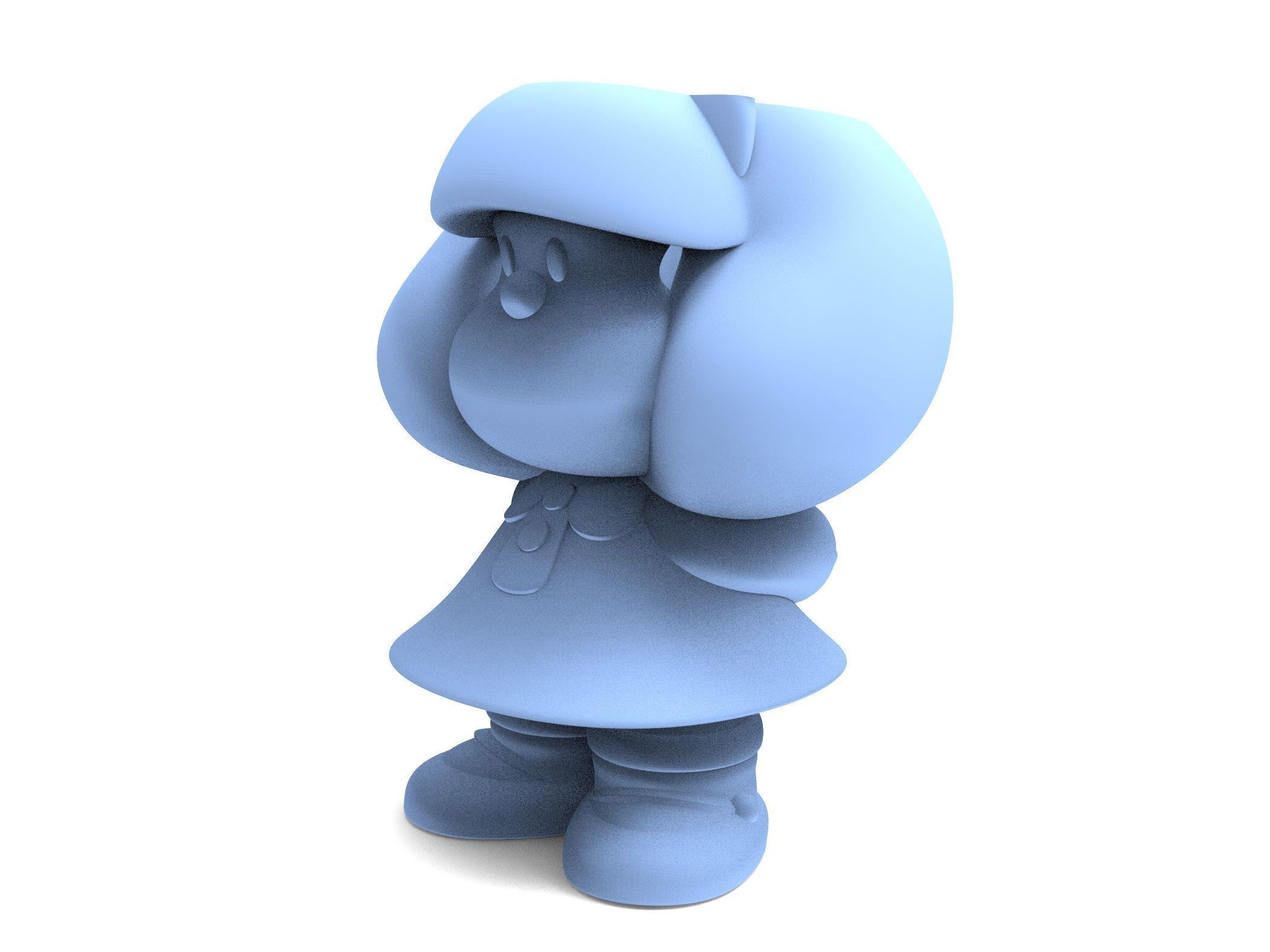 MAFALDA FUL BODY MATE FOR 3D PRINTING 3D model | CGTrader