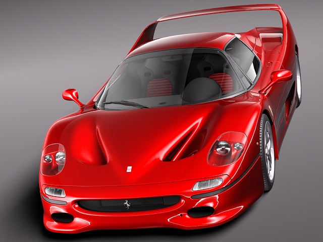 ferrari f50 3D model | CGTrader
