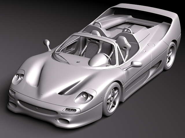 ferrari f50 3D model | CGTrader