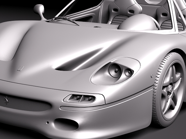 ferrari f50 3D model | CGTrader