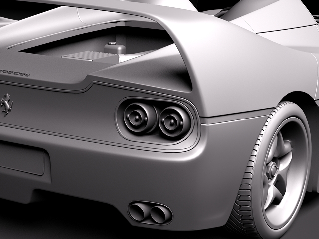 ferrari f50 3D model | CGTrader